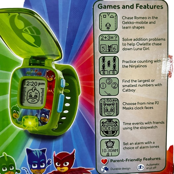 Vtech PJ Masks | Toys | Vtech Pj Masks Super Gekko Learning Watch ...